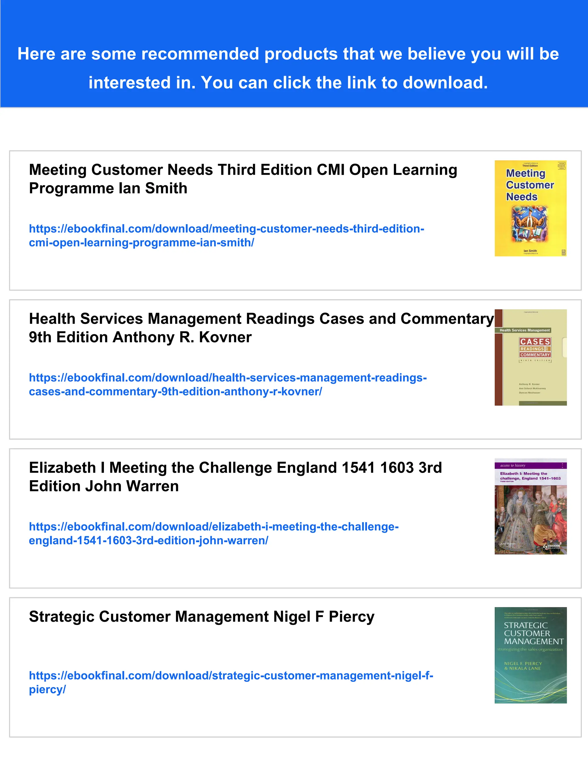 Management Meeting and Exceeding Customer Expectations 9th Edition ...