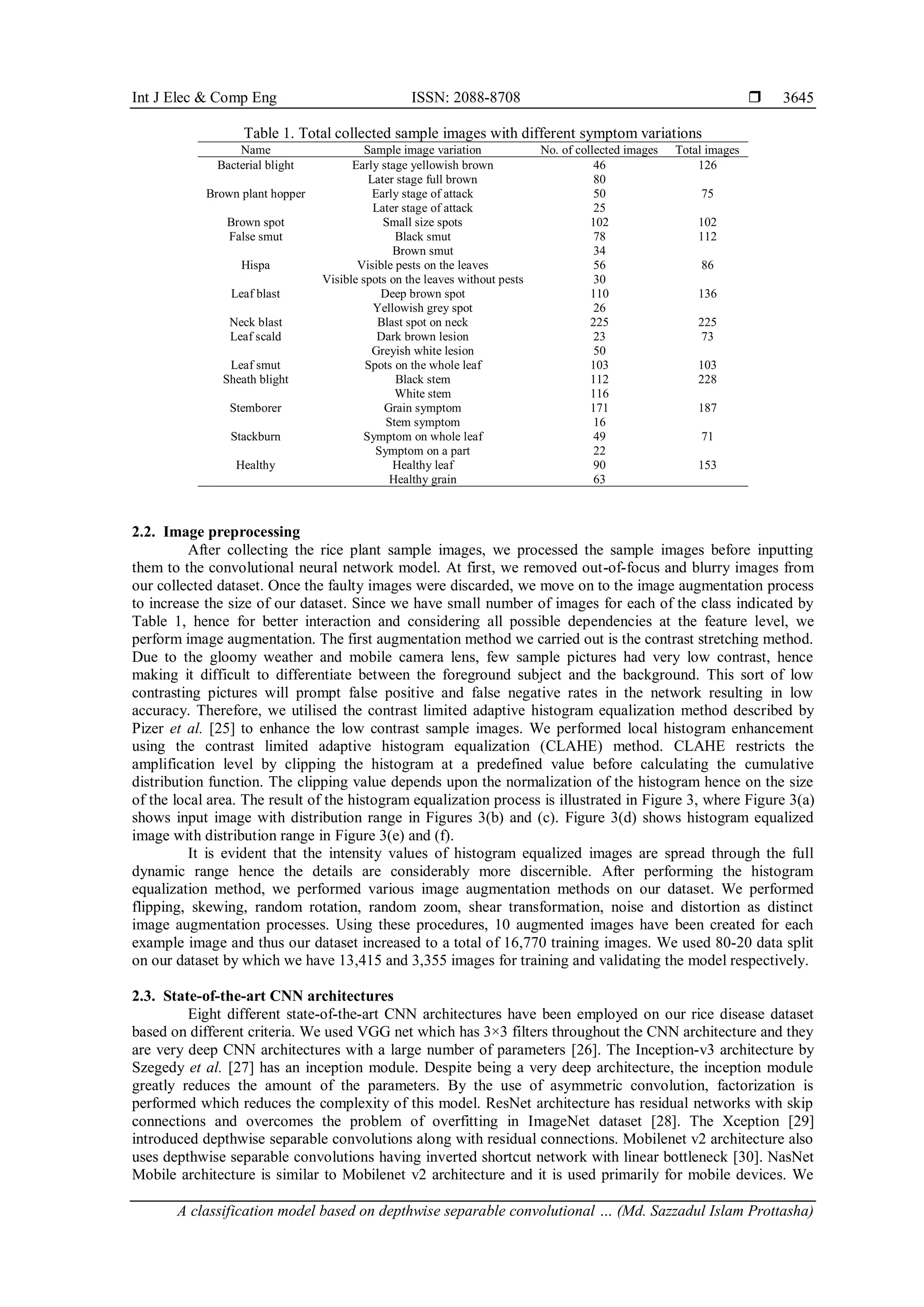 A Classification Model Based On Depthwise Separable Convolutional Neural Network To Identify 4441
