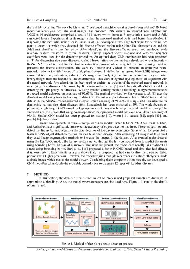 A classification model based on depthwise separable convolutional neural network to identify ...