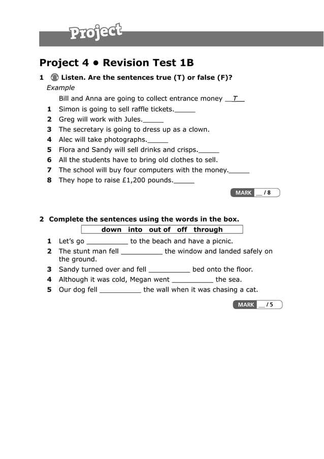 project-4-unit-revision-tests | PDF | Style & Fashion