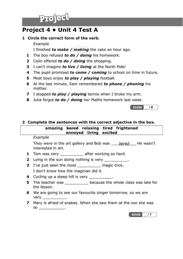 project-4-unit-revision-tests | PDF | Style & Fashion