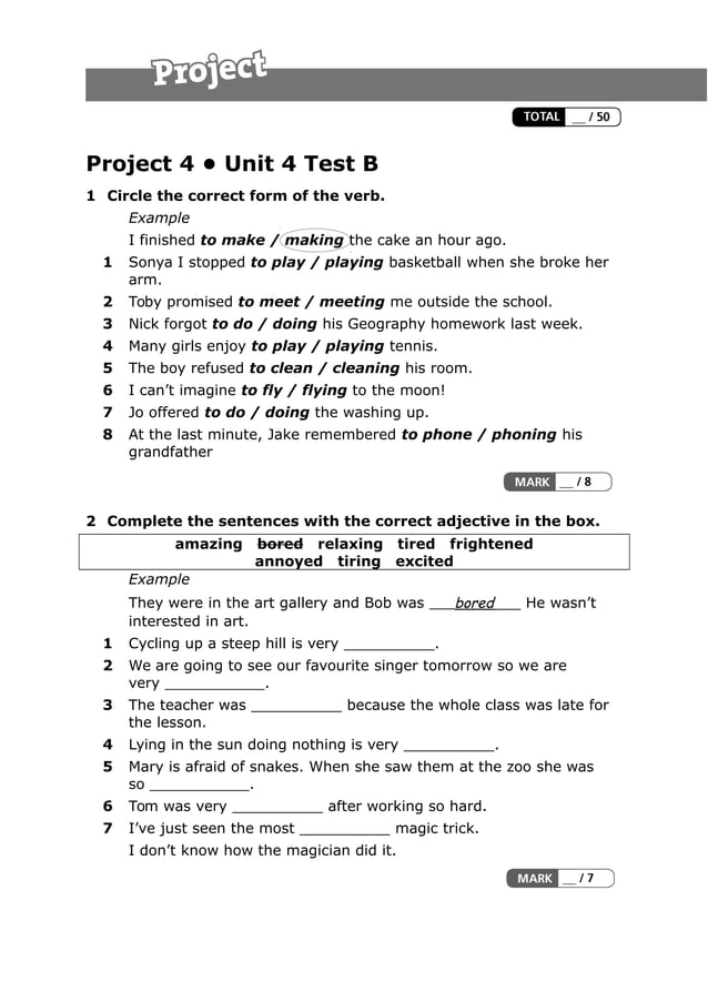 project-4-unit-revision-tests | PDF | Style & Fashion