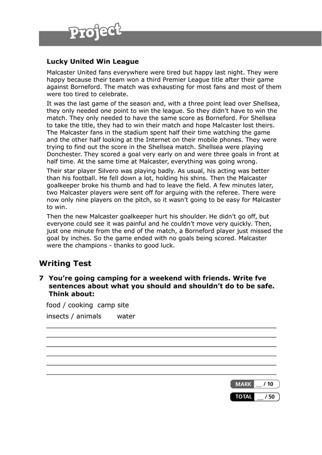 project-4-unit-revision-tests | PDF | Style & Fashion