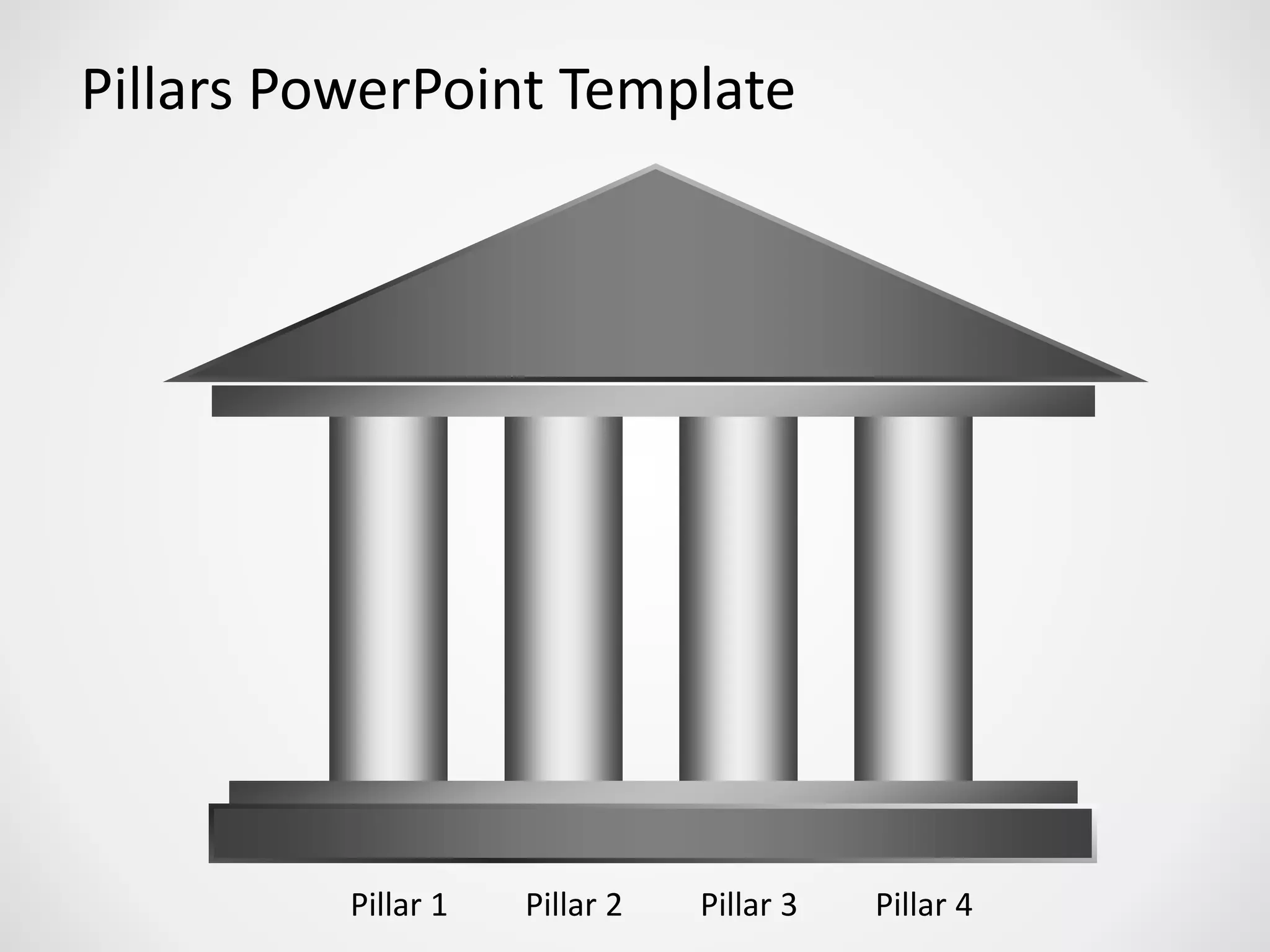 3026 pillars-powerpoint-template | PPT