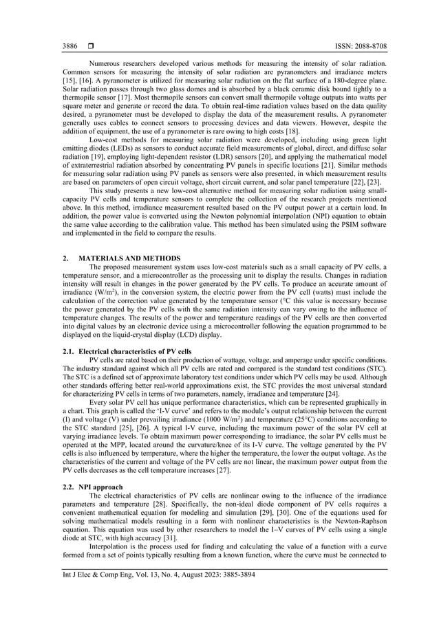 Performance of low-cost solar radiation logger | PDF | Physics | Science