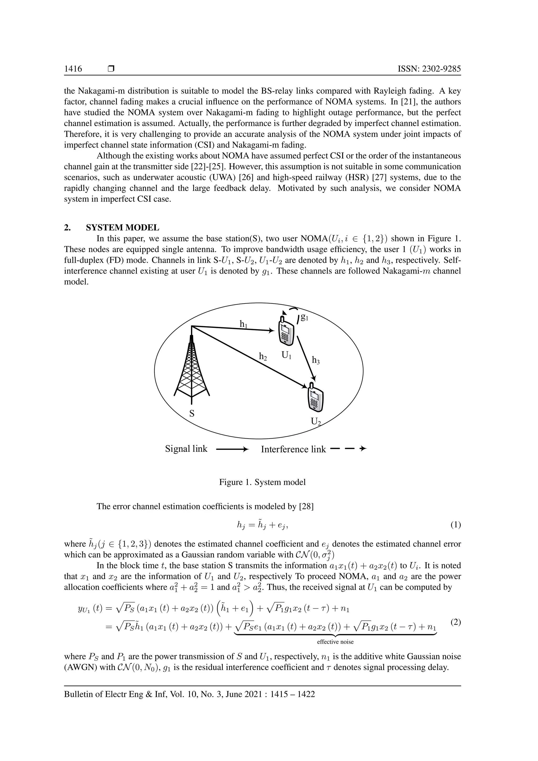 A new look on CSI imperfection in downlink NOMA systems | PDF | Computer Networking | Computing