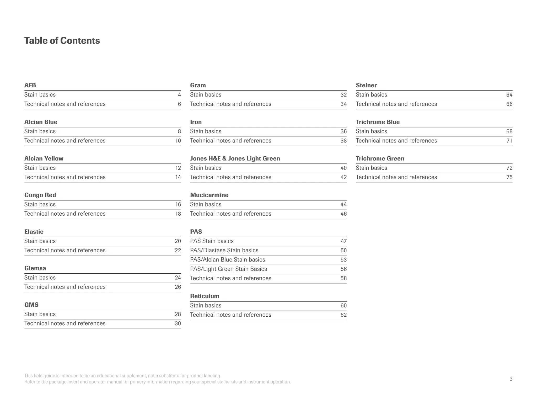 VENTANA BenchMark Special Stains General Reference Guide | PDF