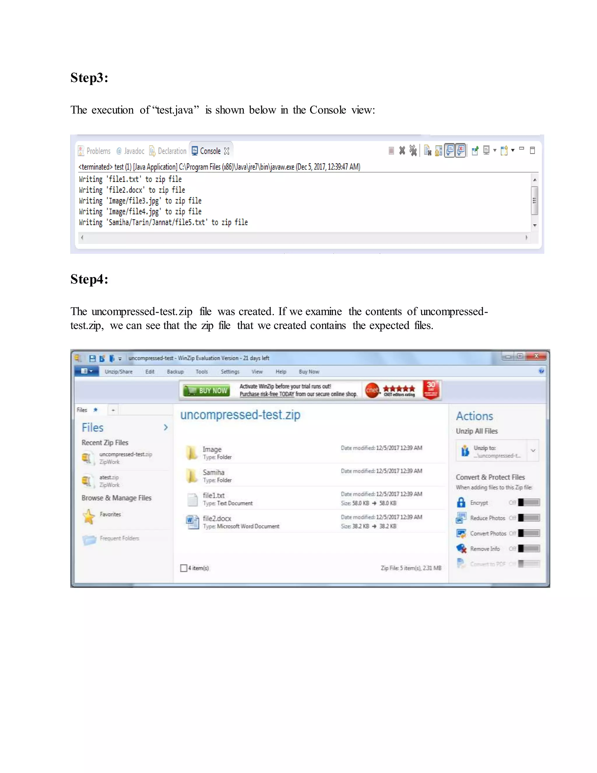 file compression/zip file.report | DOCX