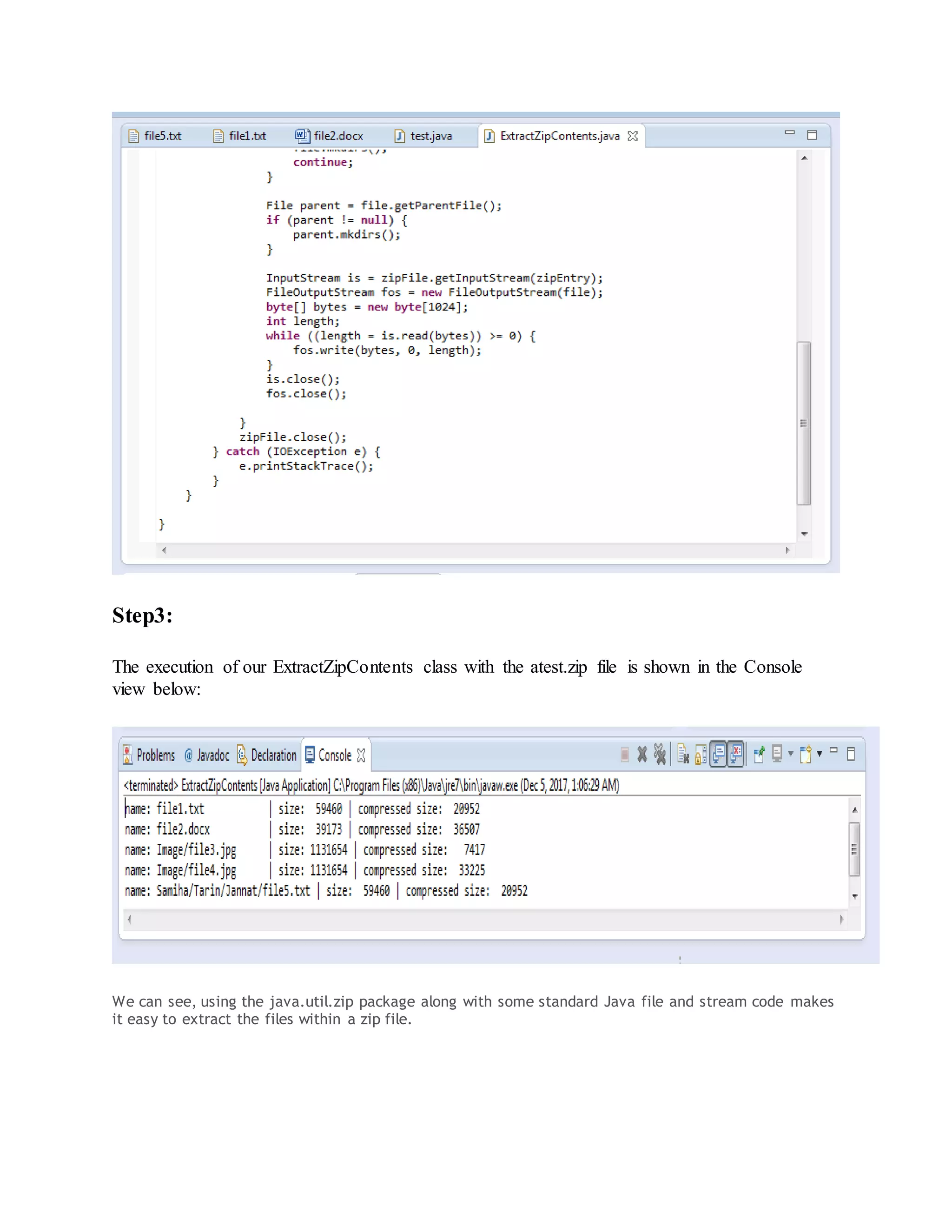 file compression/zip file.report | PDF