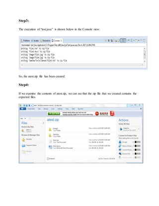file compression/zip file.report | PDF