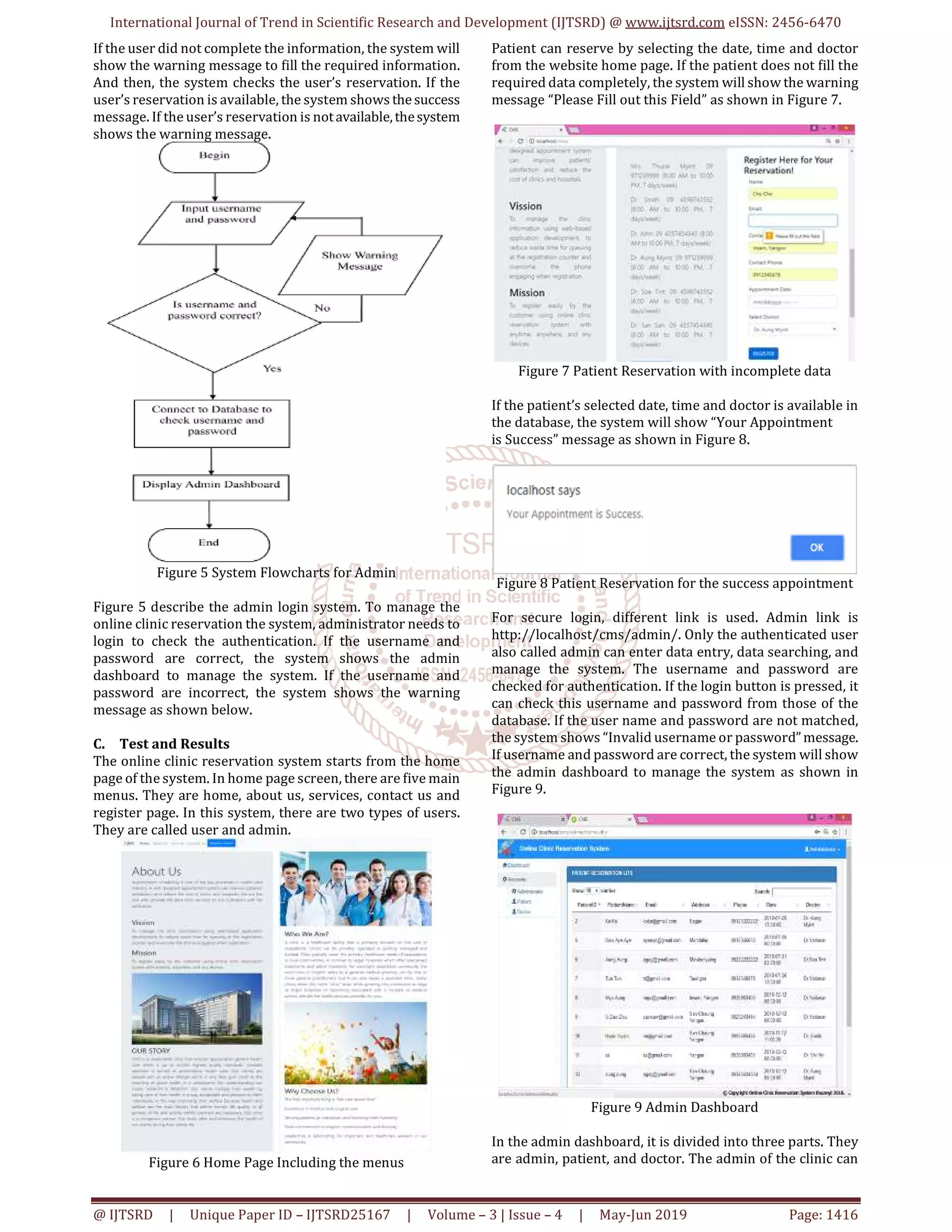 Clinic Reservation System | PDF