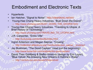 Engl 302: Electronic Literature | PPT