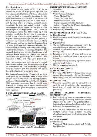 Utilization of Super Pixel Based Microarray Image Segmentation | PDF