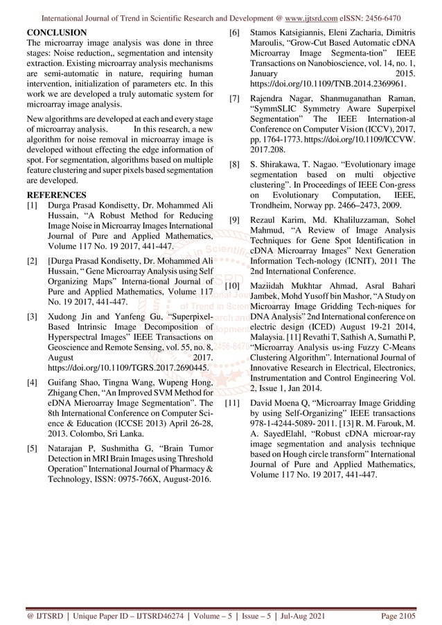 Utilization Of Super Pixel Based Microarray Image Segmentation Pdf