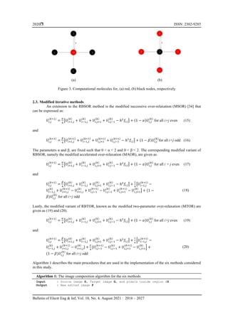 Modified iterative method with red-black ordering for image composition using poisson equation | PDF