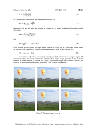Modified iterative method with red-black ordering for image composition using poisson equation | PDF
