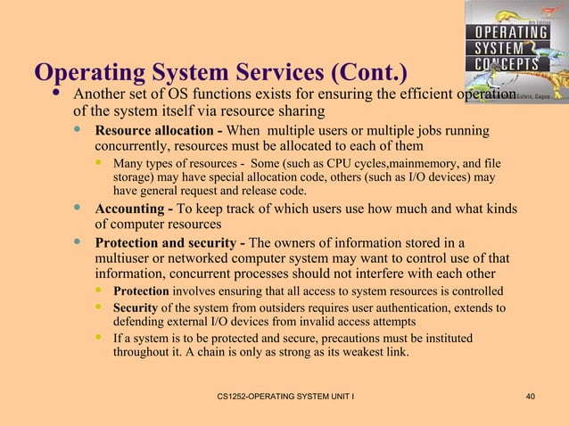 30326851 -operating-system-unit-1-ppt | PPT | Operating Systems | Computer Software and Applications