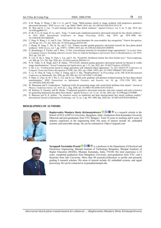 Adversarial sketch-photo transformation for enhanced face recognition accuracy: a systematic ...