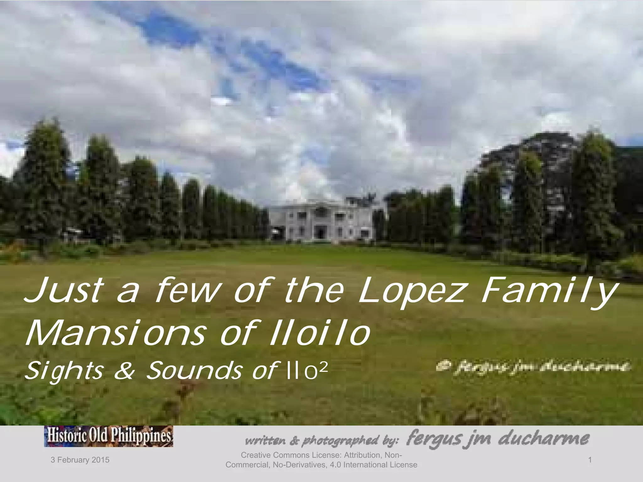 Some of the Lopez Family Mansions | PDF
