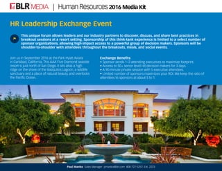 2016 BLR HR Media Kit | PDF | Human Resources | Business