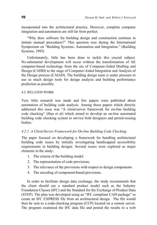 Issues of Integrating Building Code Analysis into CAD - 1st ASCAAD ...