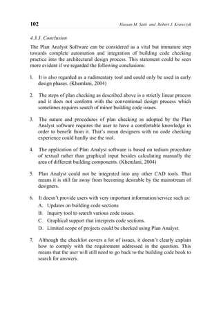 Issues of Integrating Building Code Analysis into CAD - 1st ASCAAD ...