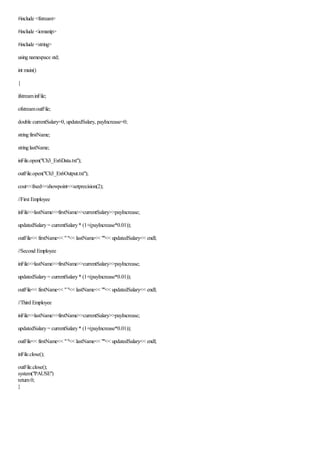 for this particular program how do i create the input innotepad 1st ? # ...