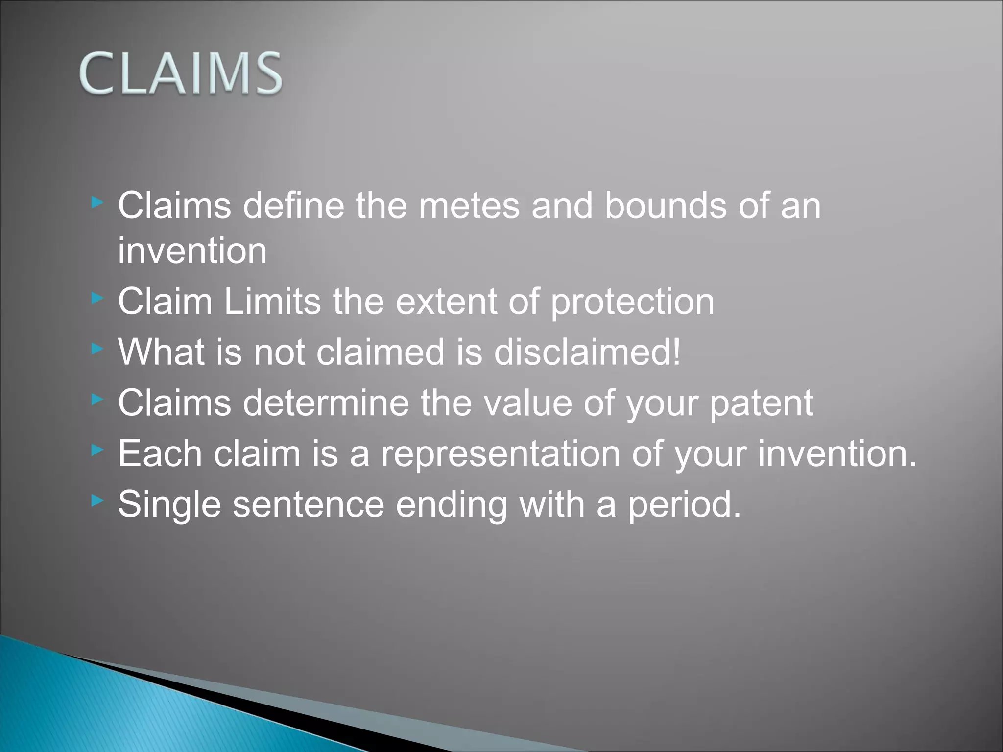 A Presentation on Mechanics of Claim Construction and Drafting by Mrs ...
