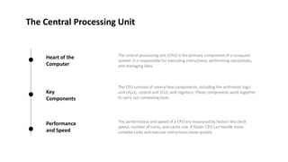 Computer components for all why wants to learn about computer system ...