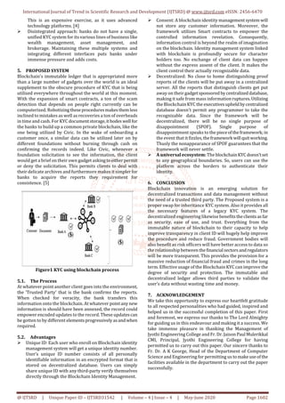 KYC using Blockchain | PDF