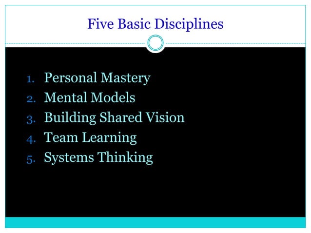 Peter Senge's Learning Organization | PPTX