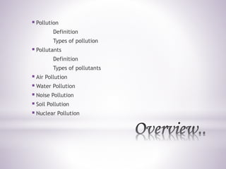 Environmental Pollution. | PPTX