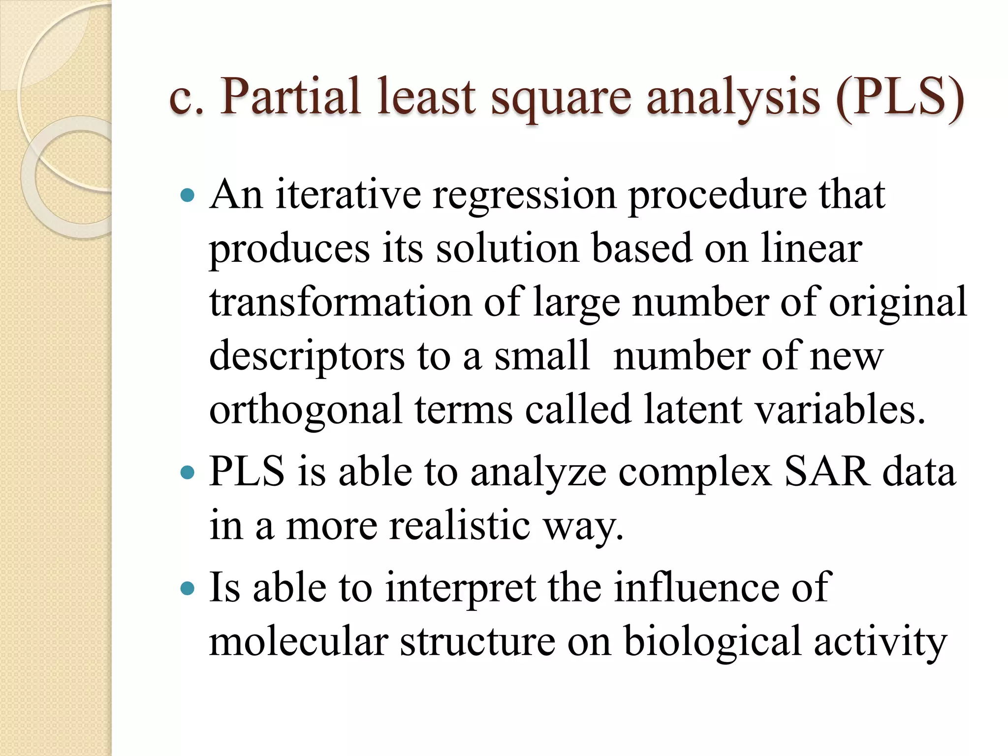 Quantitative Structure Activity Relationship Pptx Chemistry Science