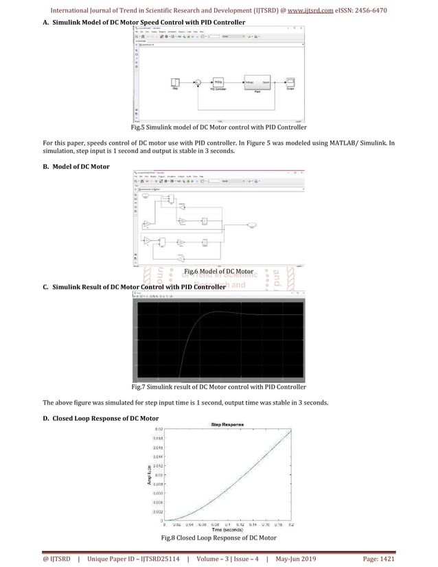 Simulation DC Motor Speed Control System by using PID Controller | PDF