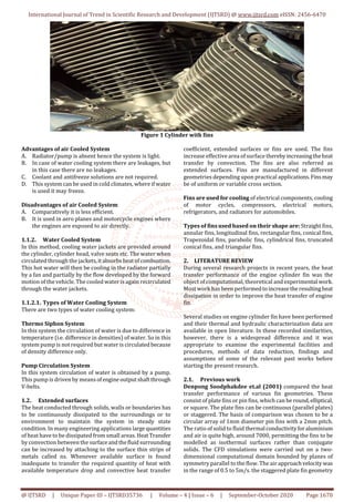 Transient Thermal Analysis for Heat Dissipation from Engine Cylinder ...