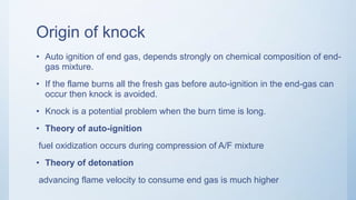 Knocking fundamentals (limitations and issues) | PPTX