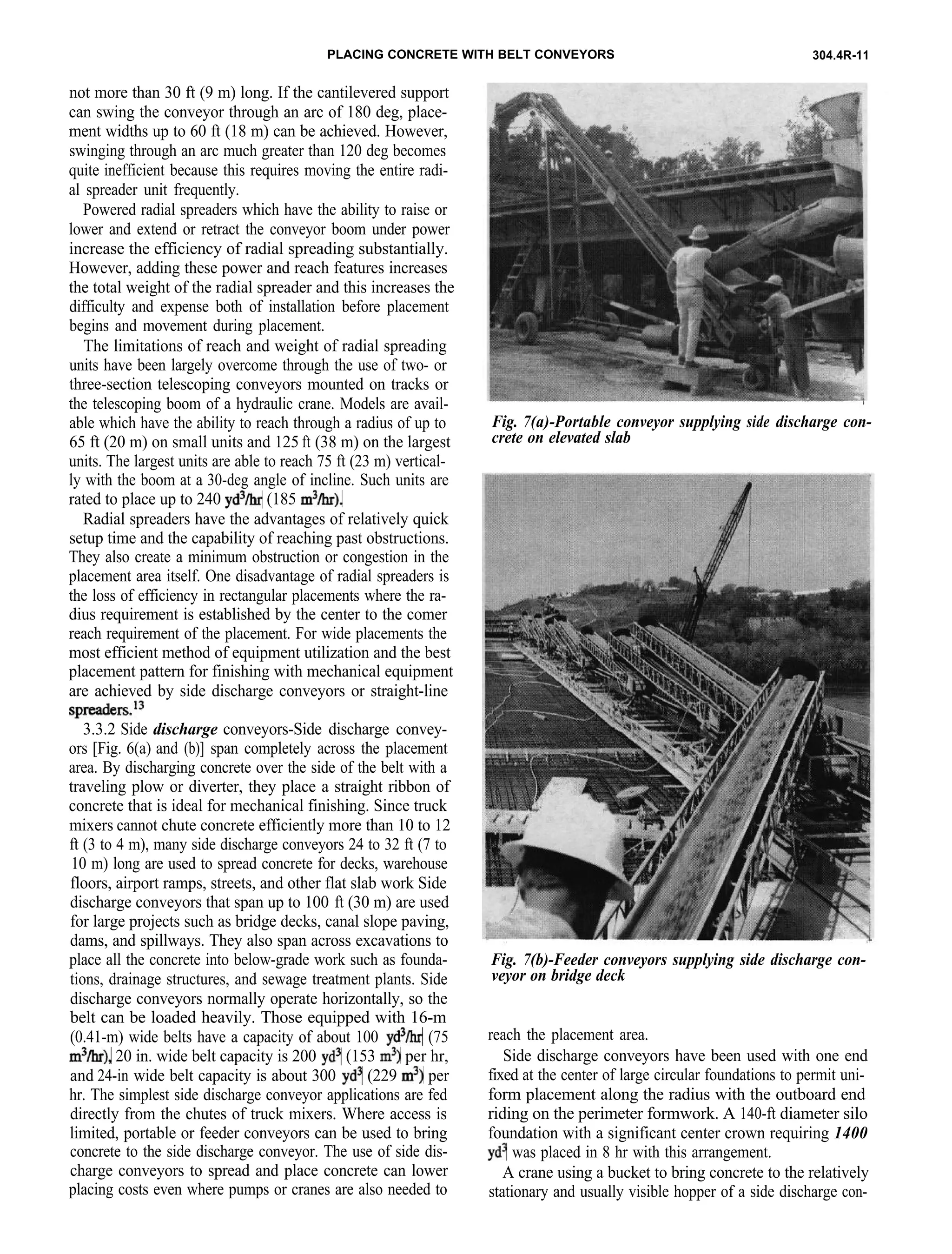 304.4 r 95 - placing concrete with belt conveyors | PDF
