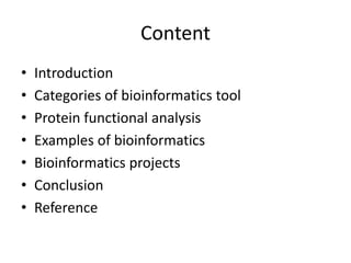 Bioinformatics | PPT