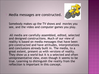 core Concepts of media | PPT