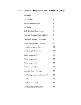 Harry potter worksheet english | PDF