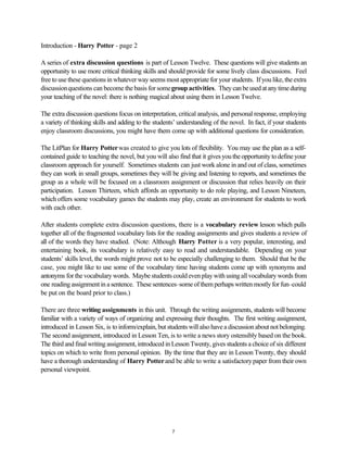 Harry potter worksheet english | PDF