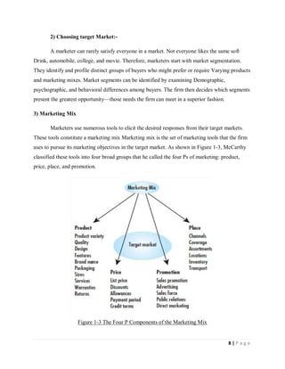 Marketing Management Short Notes | PDF