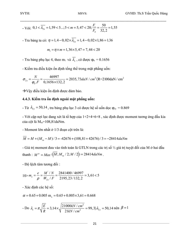 Đồ Án Kết Cấu Thép Nhà Công Nghiệp Nhịp 27m | PDF