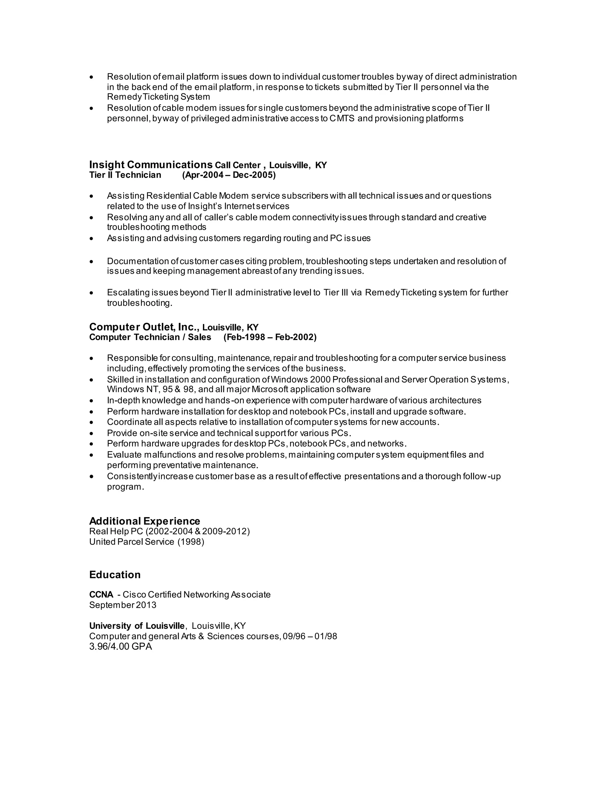 Ron Brunton's Resume 2015 LinkedIn | DOCX