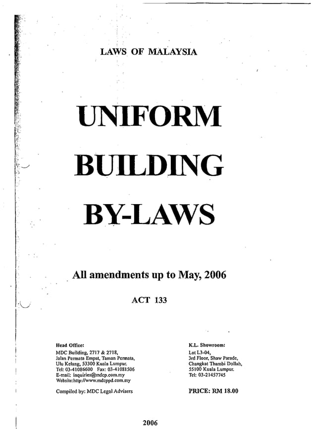 UBBL 1984 pdf | PDF | Developmental Sites | Real Estate