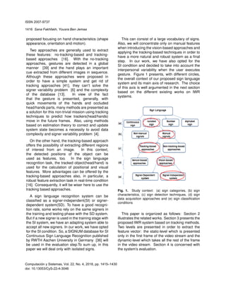 Automatic Isolated word sign language recognition | PDF | Databases ...