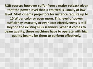 An RGB Laser And Its Applications | PPT