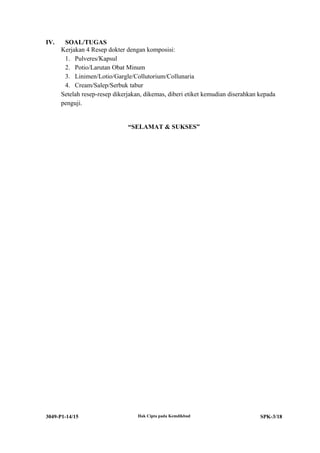 3049 p1-spk-farmasi | PDF