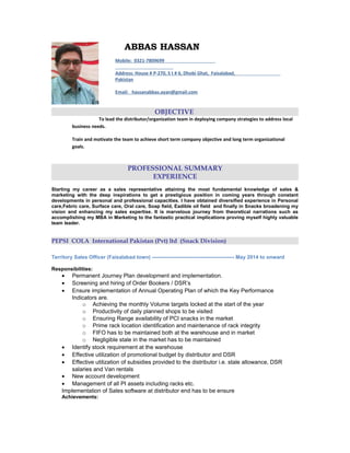 Abbas Hassan's CV | PDF