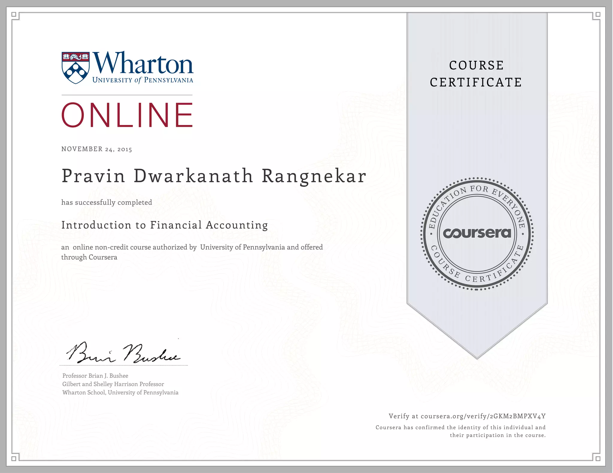 Wharton - Introduction to Financial Accounting | PDF